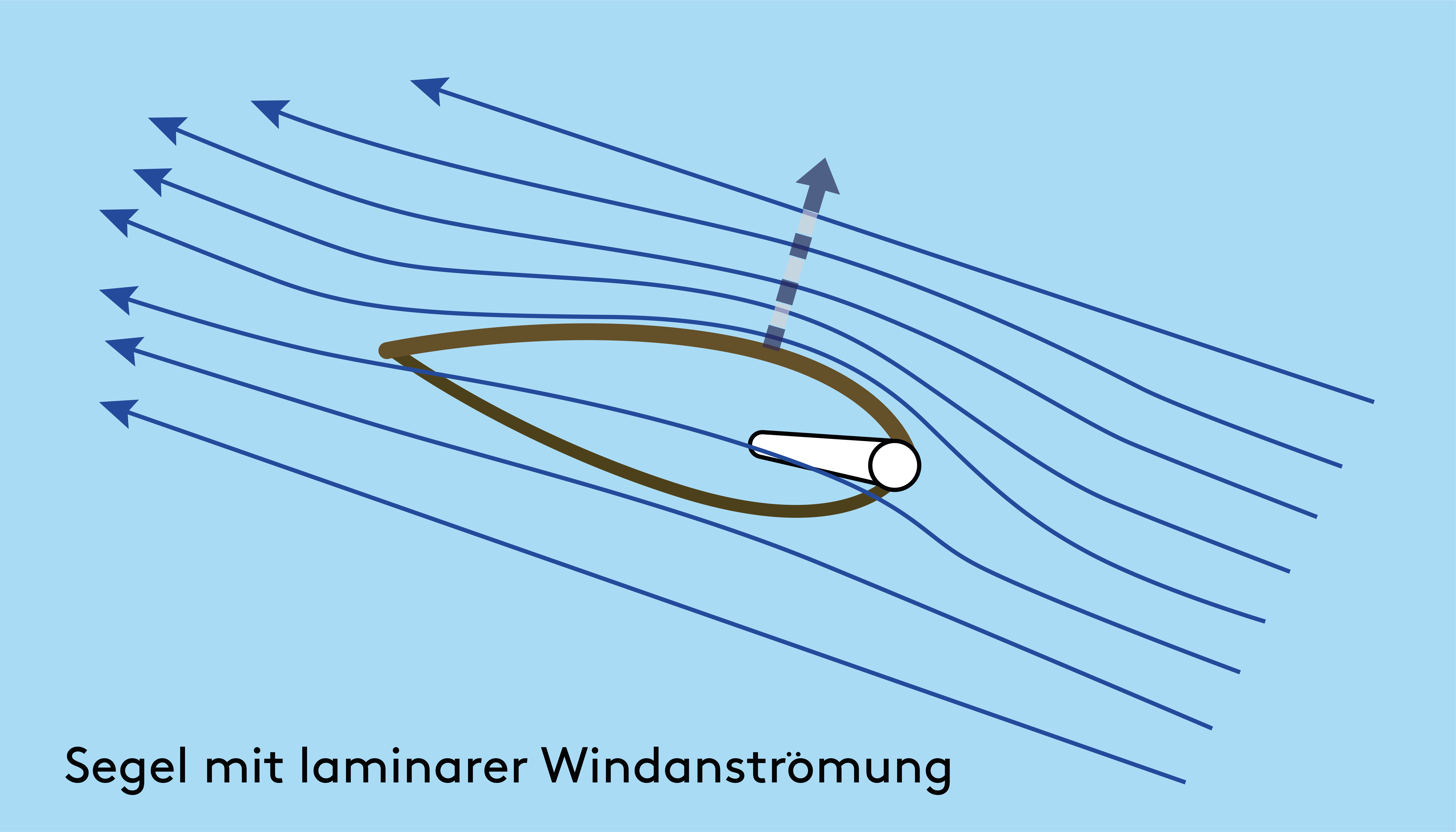 Aerodynamischer Auftrieb (Segellexikon) | Bootsschule1®